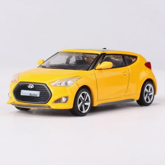 Diecast 1:64 Scale Veloster Turbo Alloy Simulation Car Model Finished ...