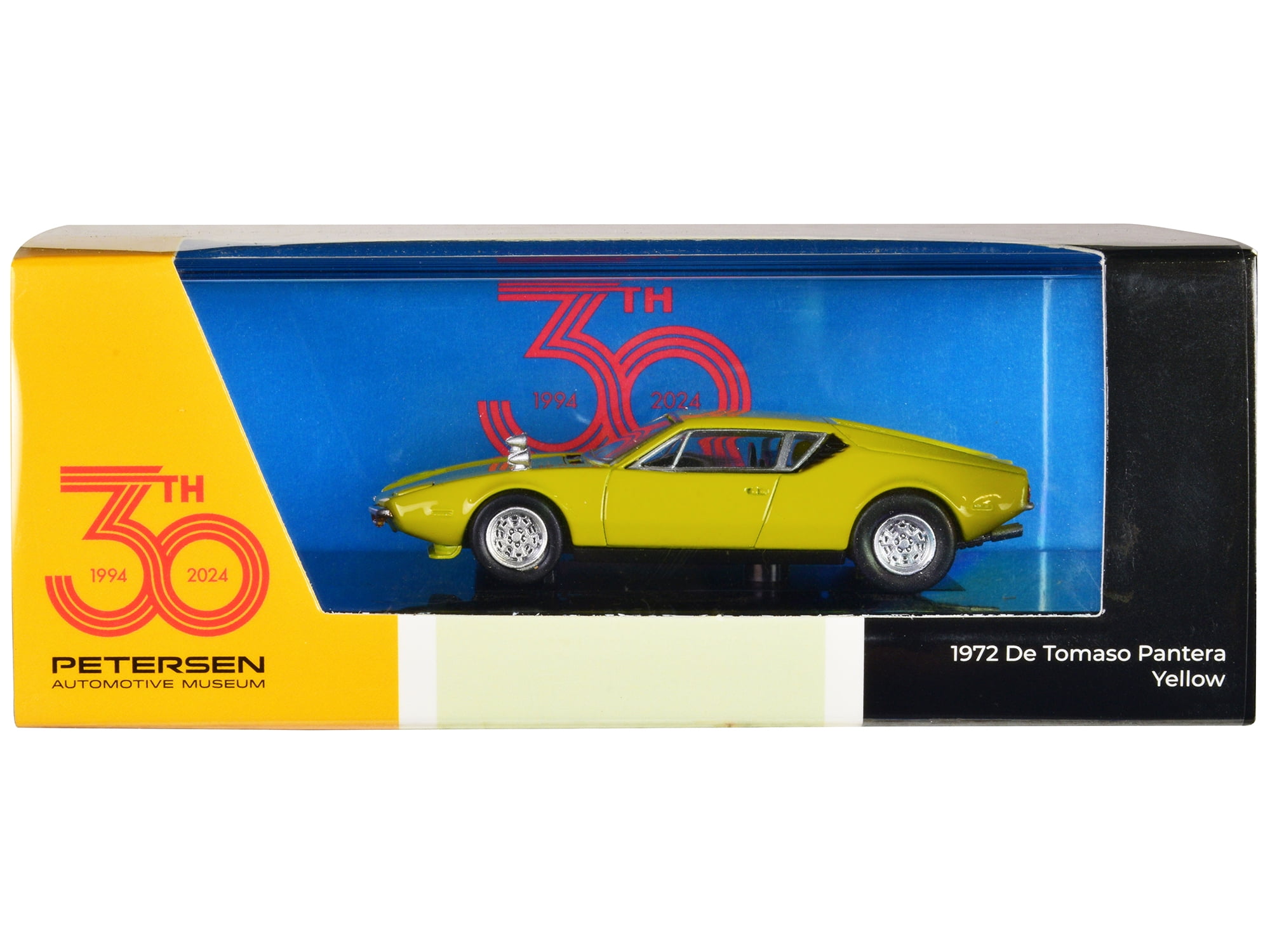 1972 De Tomaso Pantera Yellow "Petersen Automotive Museum 30th ...