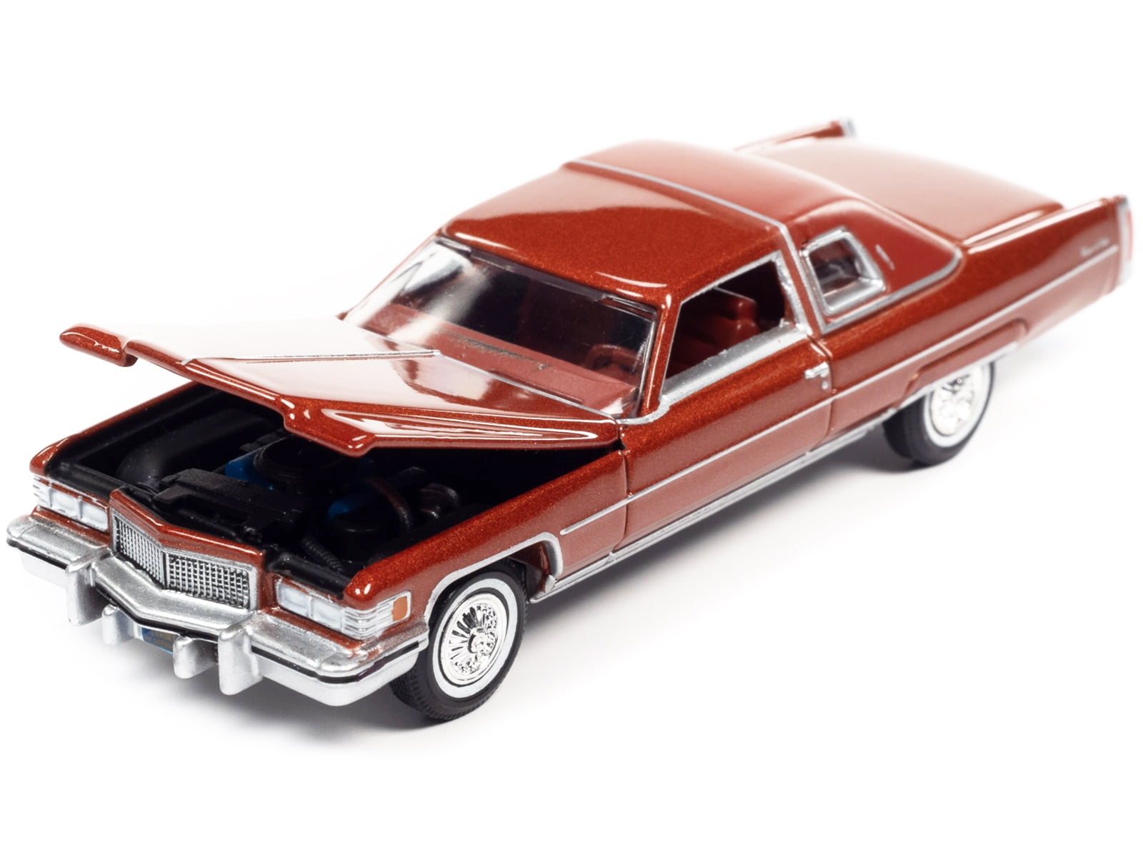 1975 Cadillac Coupe DeVille Firethorn Red Metallic with Firethorn Red ...