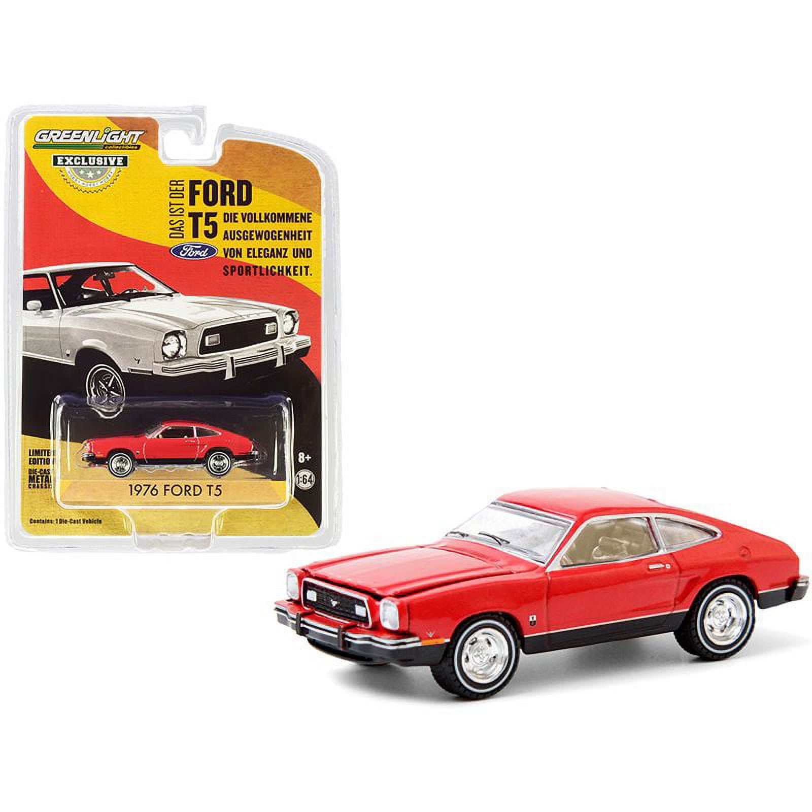 1976 Ford T5 Vermilion Red with Black Bottom Hobby Exclusive 1/64 ...