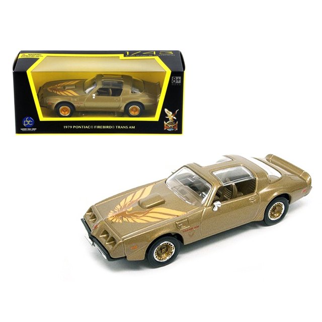 Diecast 1979 Pontiac Firebird T/A Trans Am Gold 1/43 Diecast Model Car ...