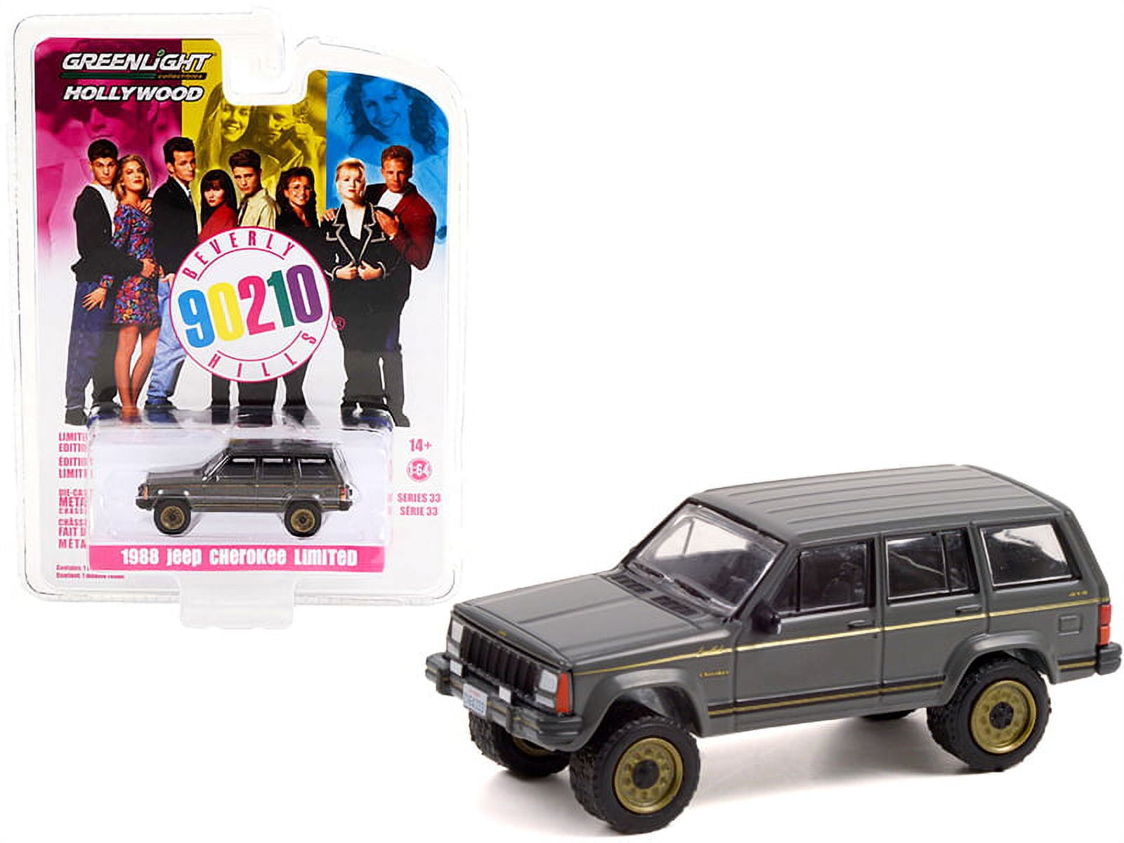 Diecast 1988 Jeep Cherokee Limited Gray Metallic "Beverly Hills 90210 ...