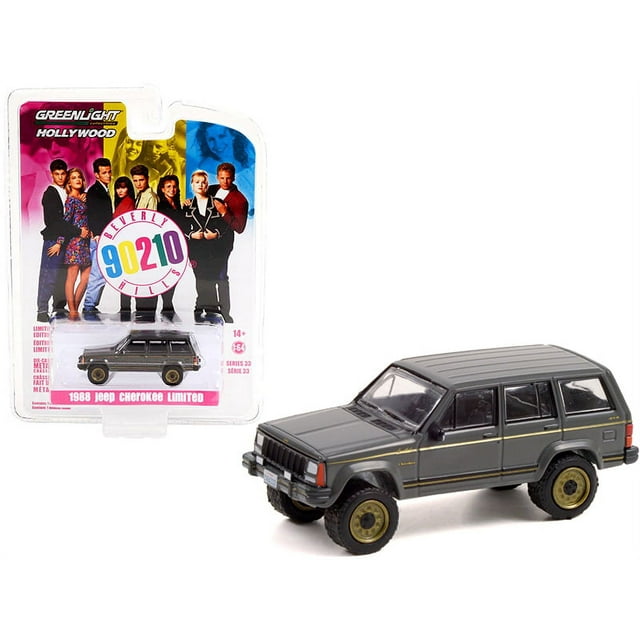 Diecast 1988 Jeep Cherokee Limited Gray Metallic "Beverly Hills 90210 ...