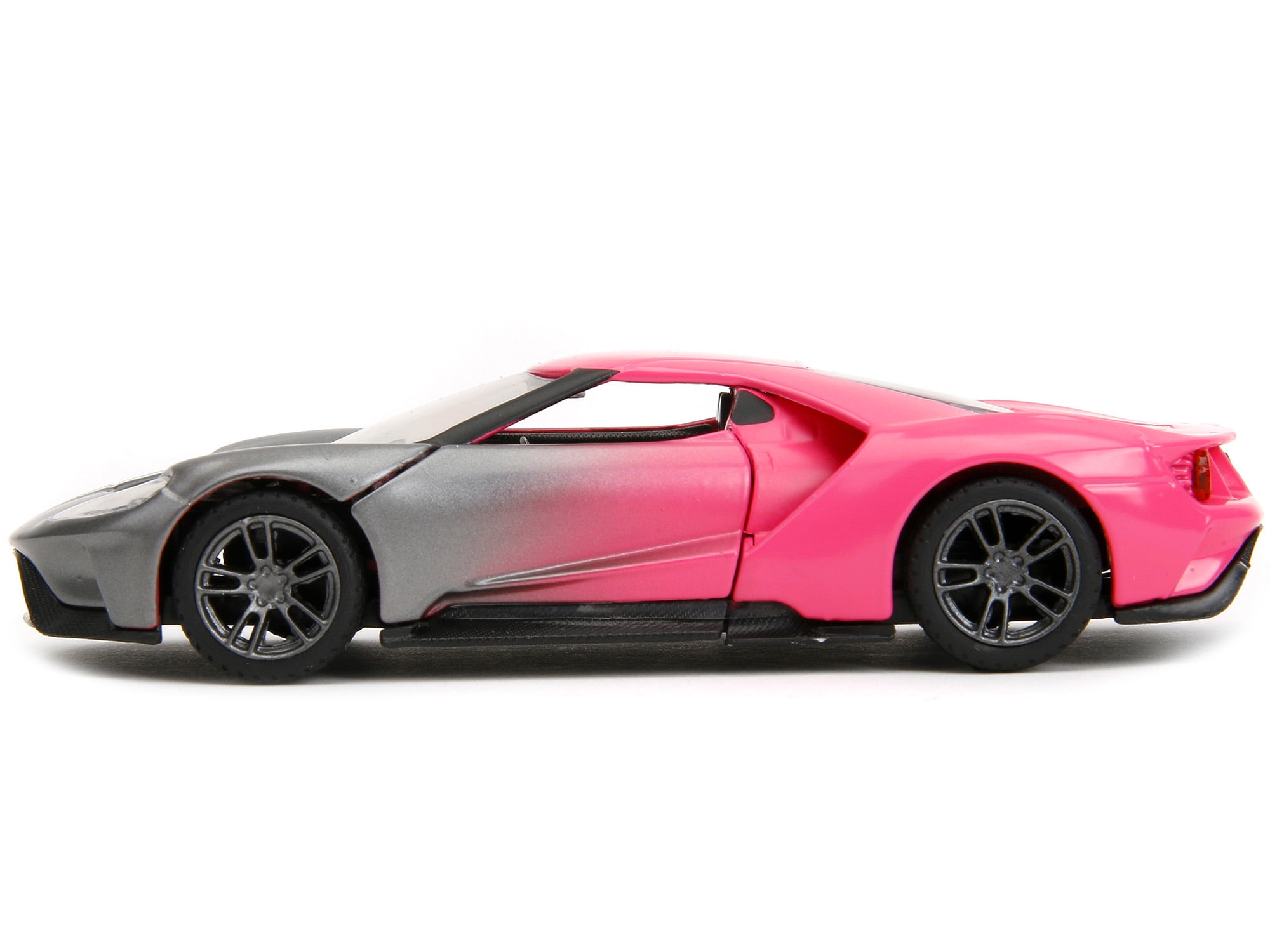 Diecast 2017 Ford GT Gray Metallic and Pink Gradient "Pink Slips ...