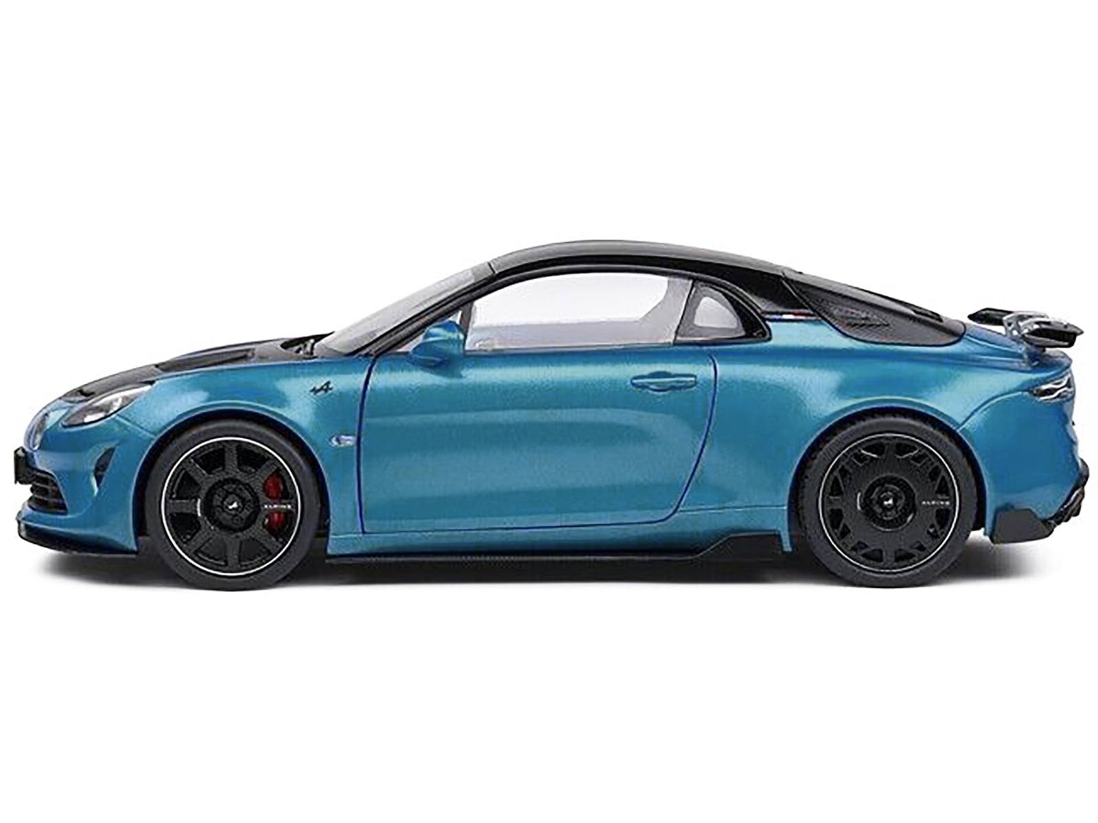 2023 Alpine A100 Radicale Blue Metallic with Carbon Hood and Top 1/18 ...