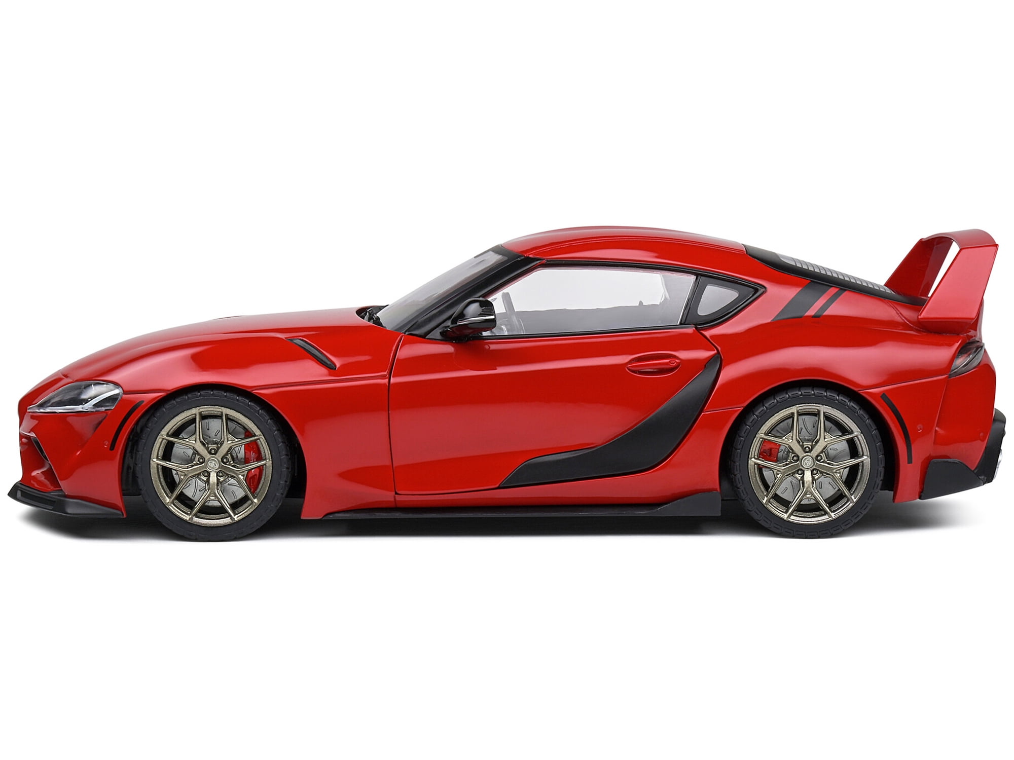 Diecast 2023 Toyota GR Supra Streetfighter Prominance Red 1/18 Diecast ...