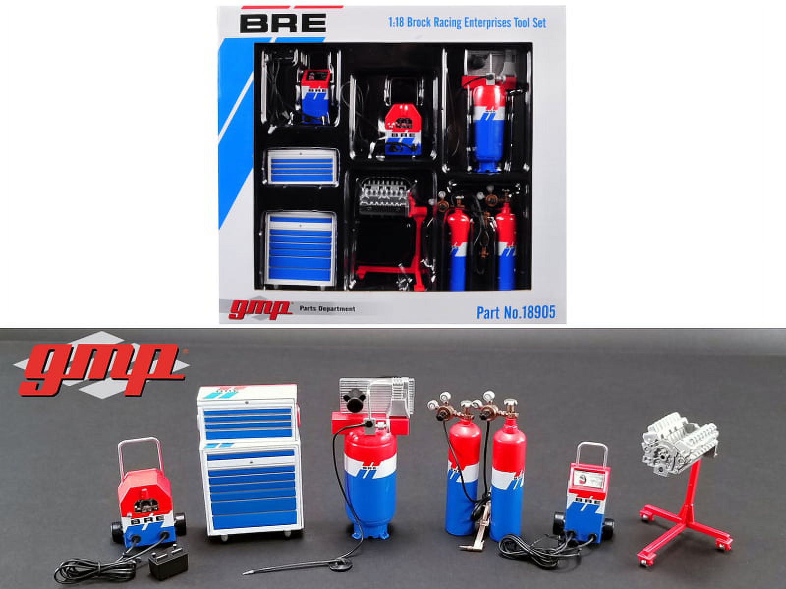 6 piece Garage Shop Tools Set #1 'Brock Racing Enterprises' (BRE) 1/18 ...