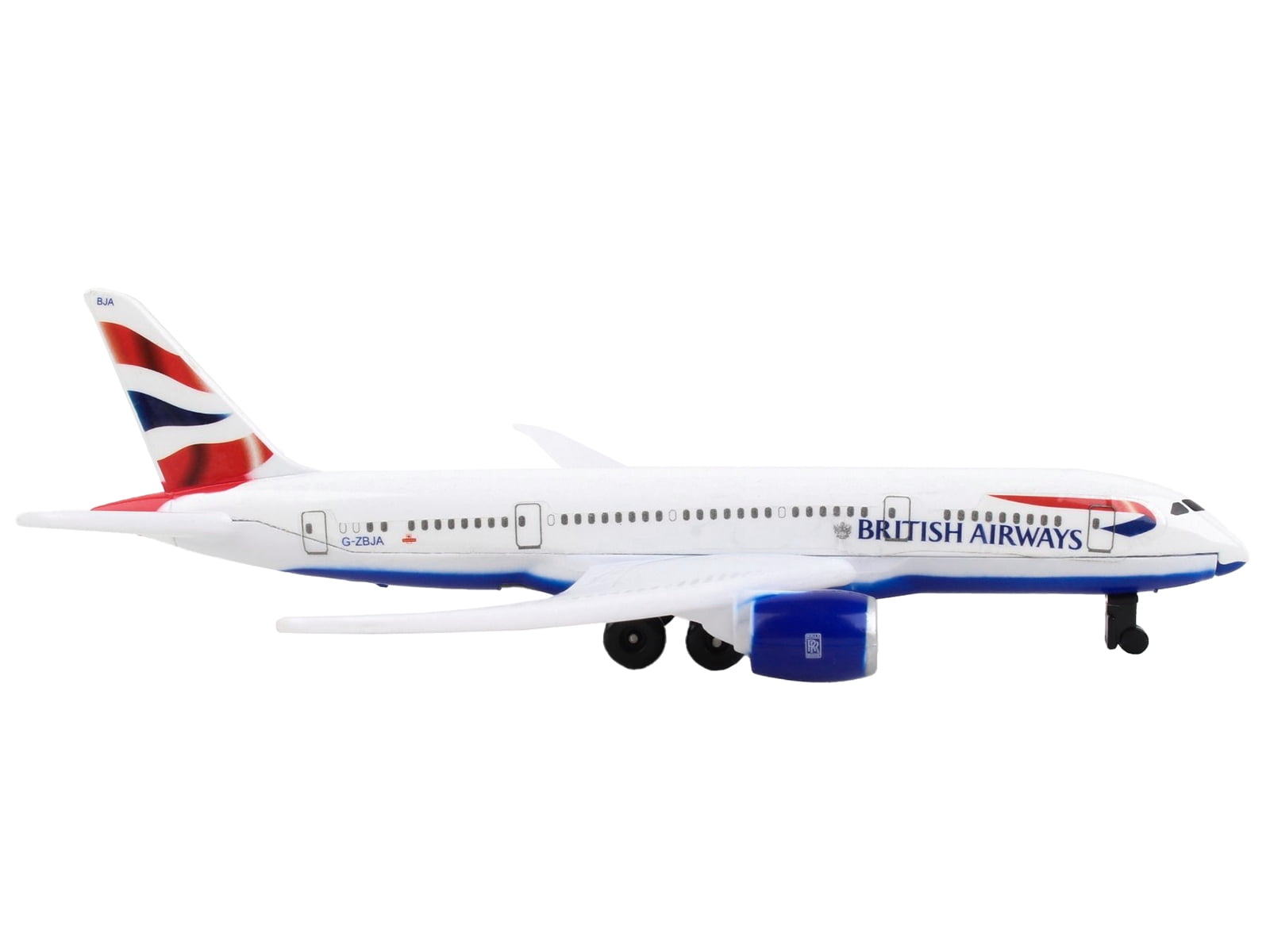 Diecast 787 Commercial Aircraft "British Airways" (G-ZBJA) White with ...