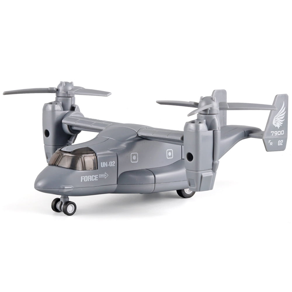 Diecast Alloy Simulated Osprey Transporter Fighter Aircraft Aviation ...