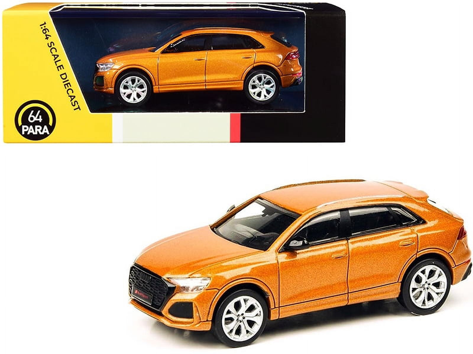Diecast Audi RS Q8 Dragon Orange Metallic 1/64 Diecast Model Car by ...