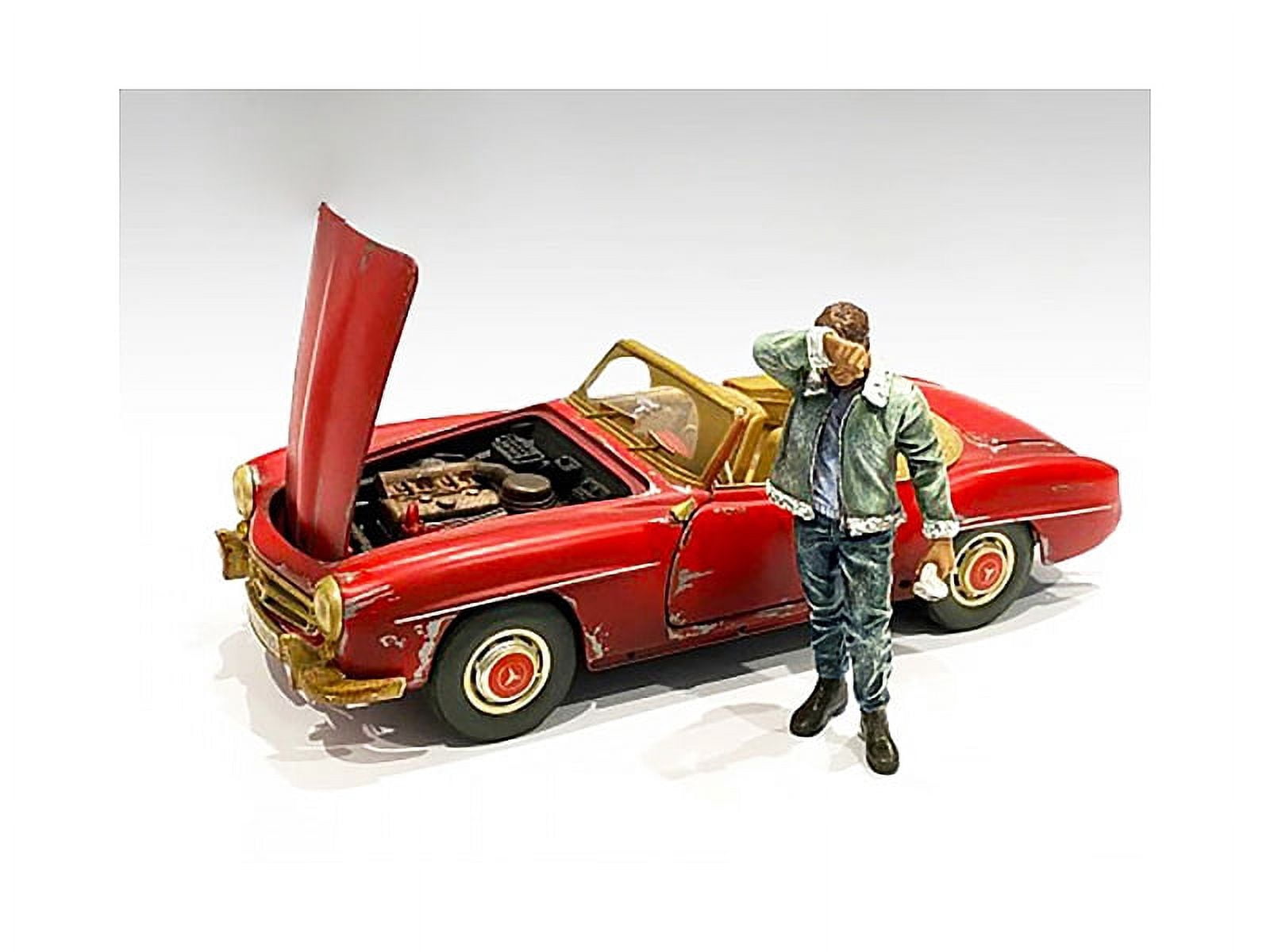 Diecast Auto Mechanic Sweating Joe Figurine for 1/24 Scale Models by ...