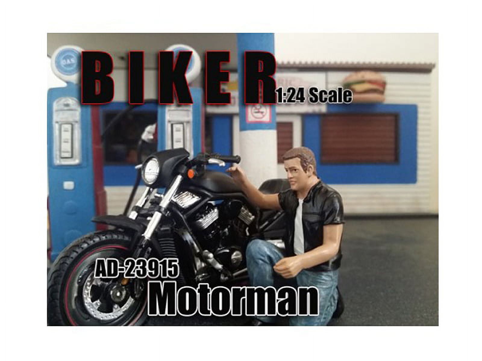 Diecast Biker Motorman Figure For 1:24 Scale Models From American Diorama - Walmart.com