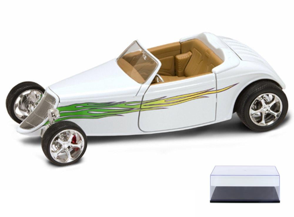 Diecast Car & Display Case Package - 1933 Ford Convertible, White ...