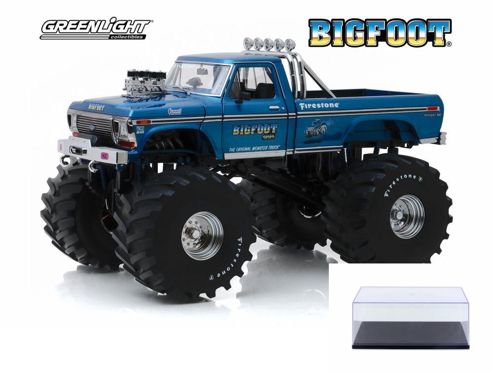 Greenlight 1974 Ford F-250 Monster Truck Diecast Car with Display Case ...