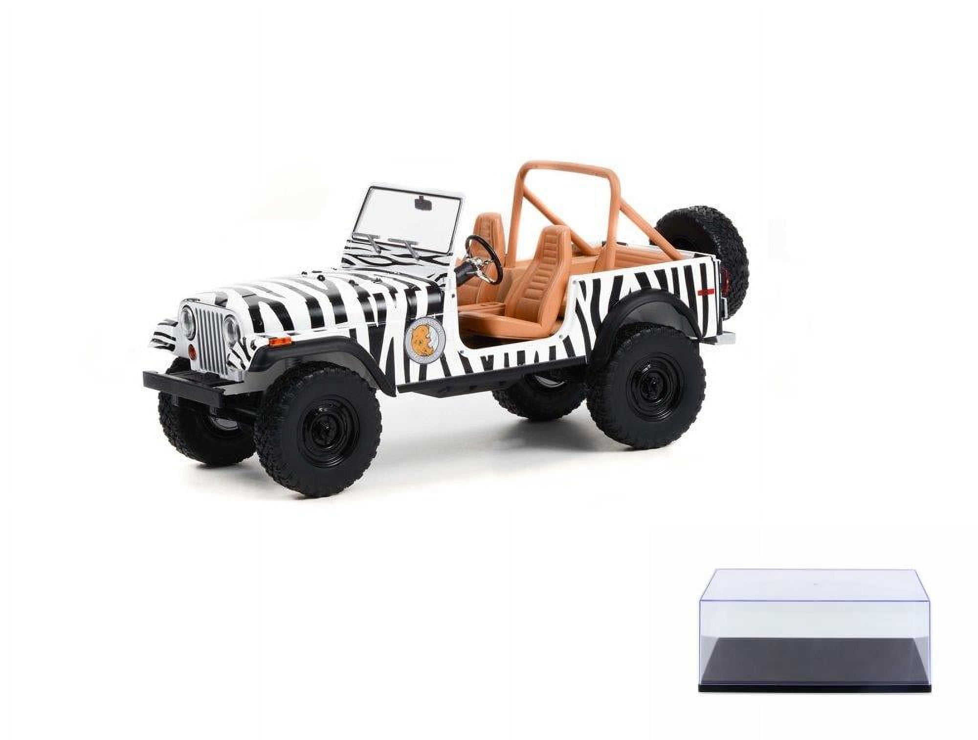 Diecast Car w/Display Case - 1976 Jeep CJ-7, Ace Ventura: When Nature Calls - Greenlight 19115 ...