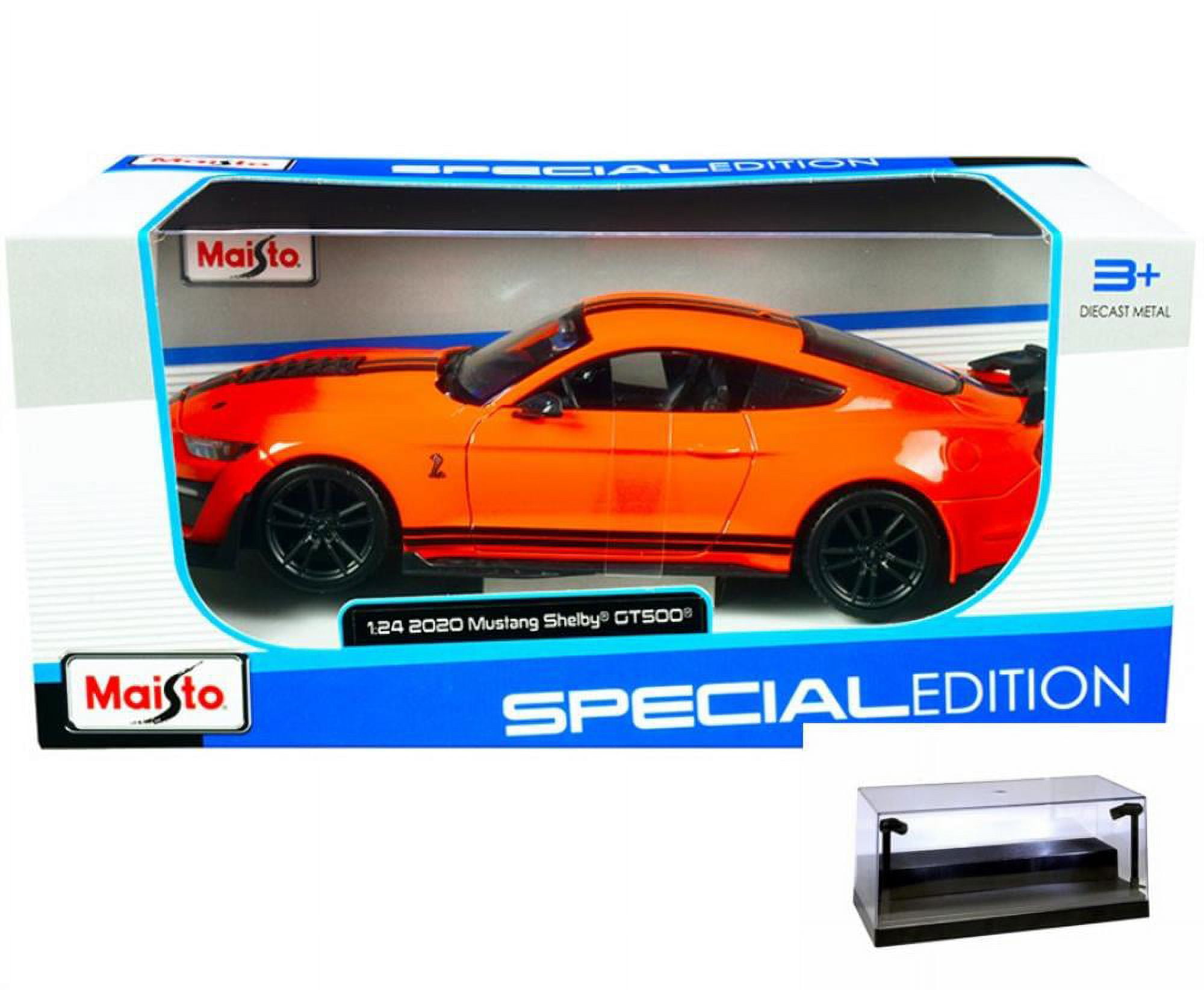 Diecast Car w/Display Case - 2020 Ford Mustang Shelby GT500, Bright ...