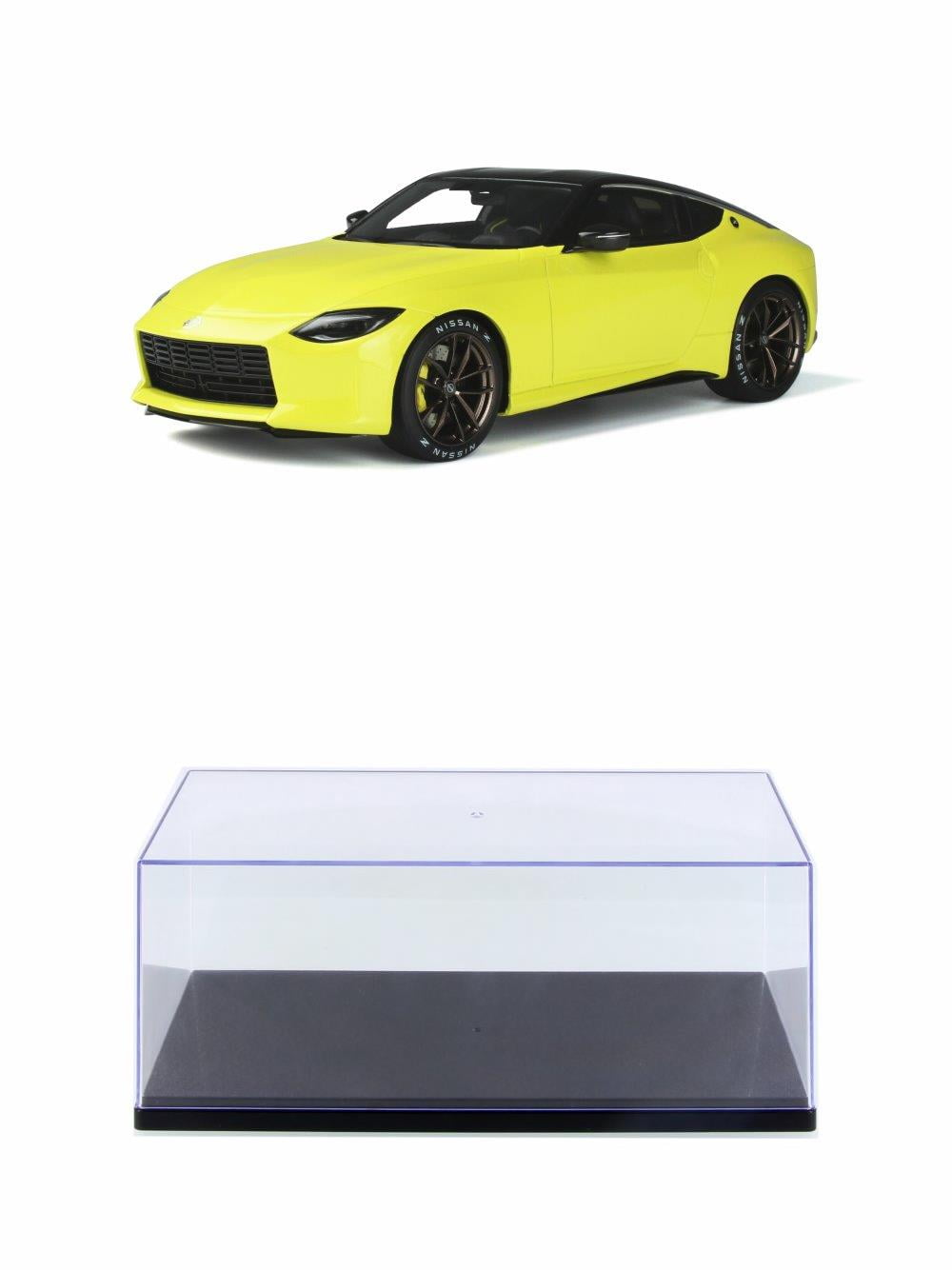 Diecast Car w/Display Case - 2021 Nissan Z Proto, Pearlescent Yellow ...