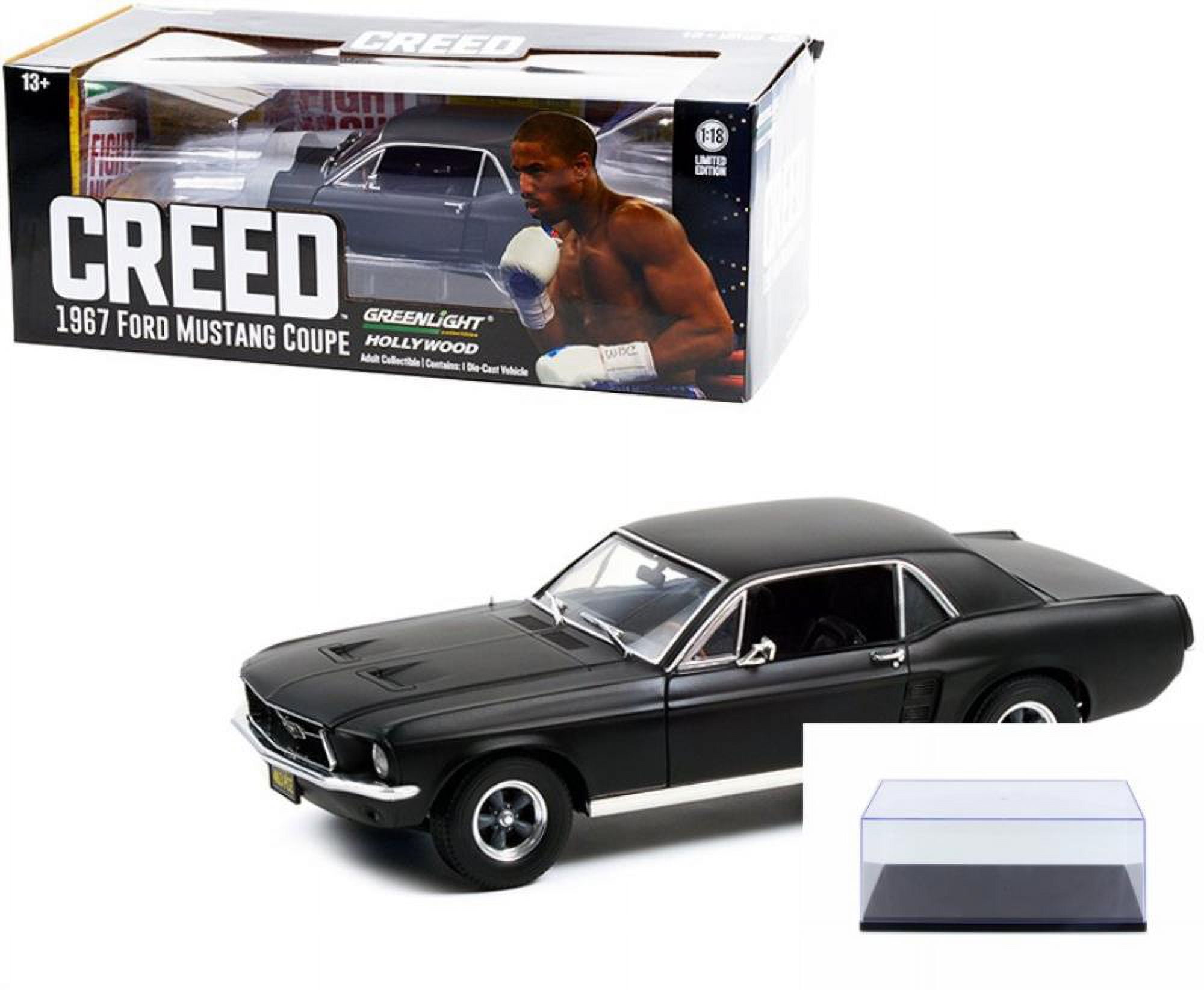 Diecast Car w/Display Case - Adonis Creed's 1967 Ford Mustang Coupe ...