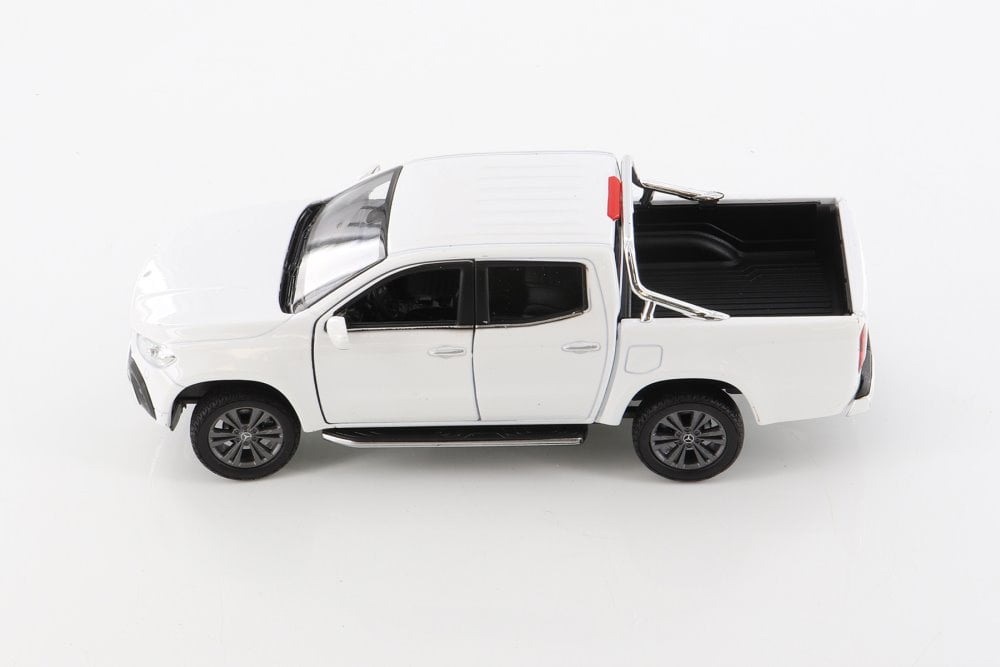 Diecast Car w/Display Case - Mercedes-Benz X-Class Pickup Truck, White ...