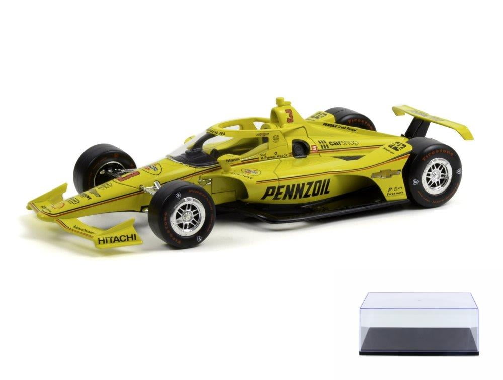 Diecast Car w/Display Case - Pennzoil 2021 2021 NTT IndyCar Series, #3 ...