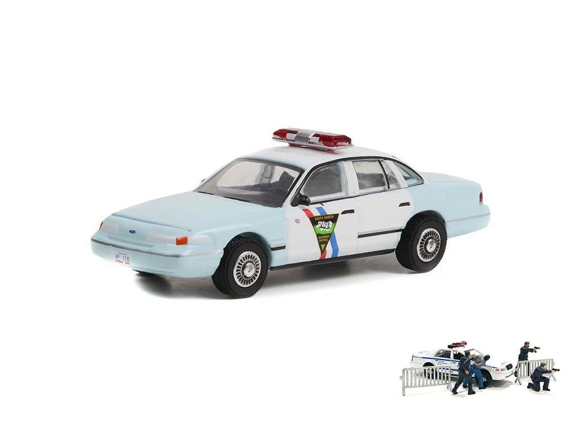 Diecast Car w/Police Figurine Set - 1992 Ford Crown Victoria Police ...