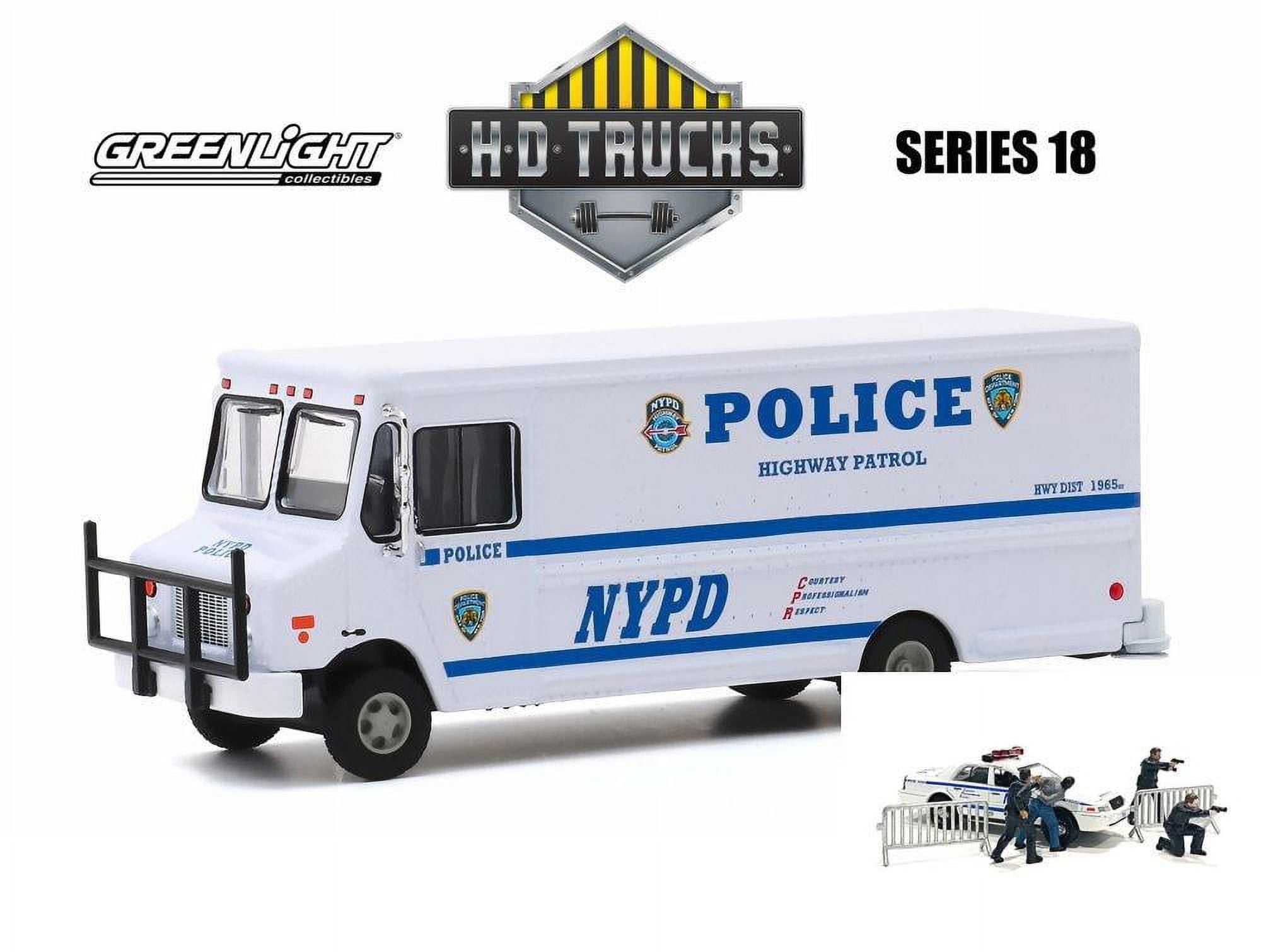 Diecast Car w/Police Figurine Set - 2019 Highway Patrol Step Van, New ...