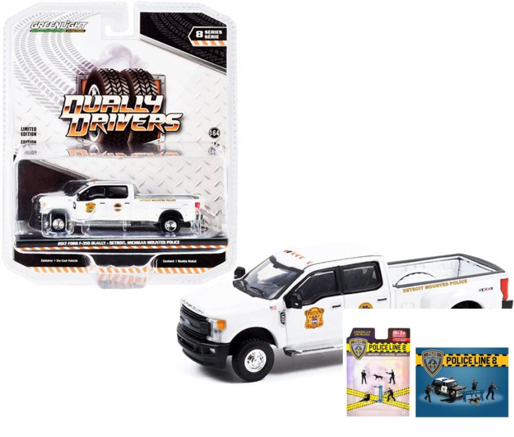 Diecast Car w/Police Figurine Set - Detroit, MI Mounted Police 2017 ...