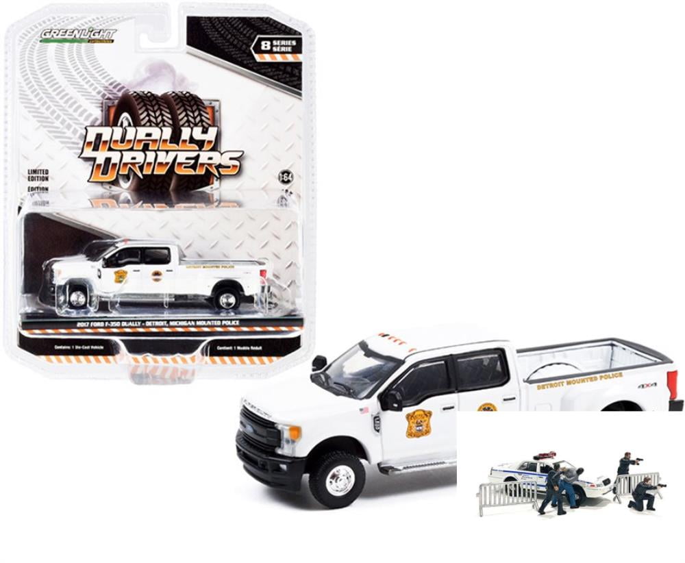 Diecast Car w/Police Figurine Set - Detroit, Michigan Mounted Police ...