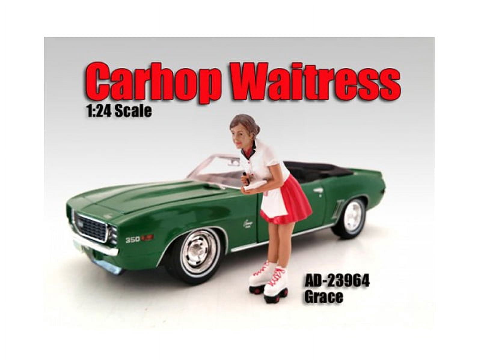 American Diorama 23964 Carhop Waitress Grace Figure for 1-24 Scale ...