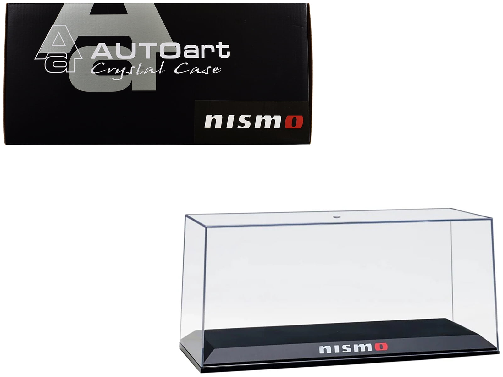 Collectible Display Show Case with Black Plastic Base "Nismo" for 1/18 ...