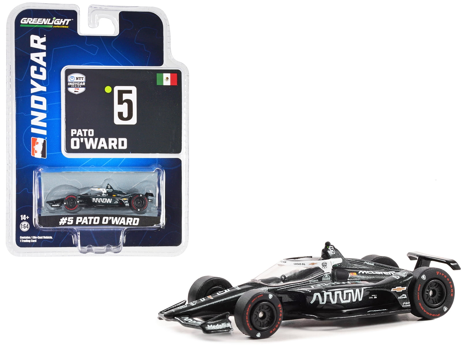 Diecast Dallara IndyCar #5 Pato Ward "Arrow" Arrow McLaren "60th ...