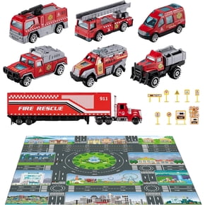 Emergency Vehicle Toy Set