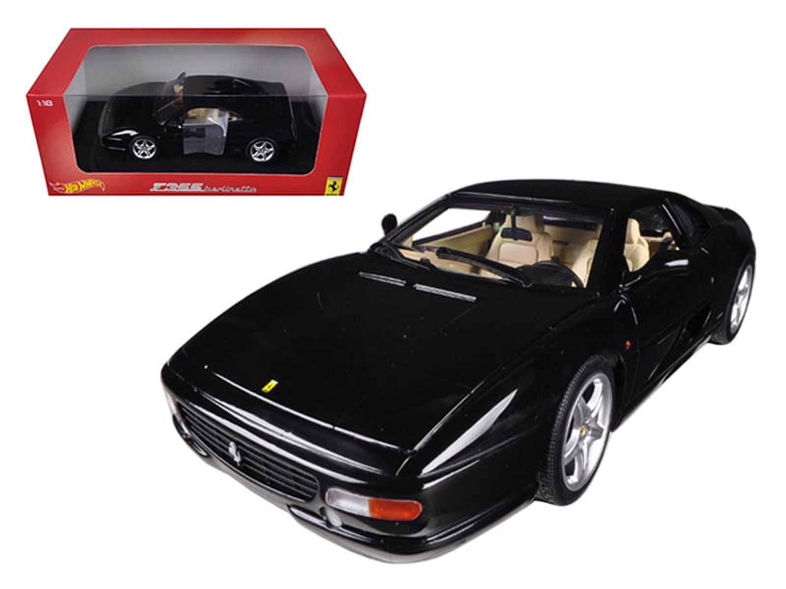 Diecast Ferrari F355 Berlinetta Coupe Black 1/18 Diecast Car Model by ...