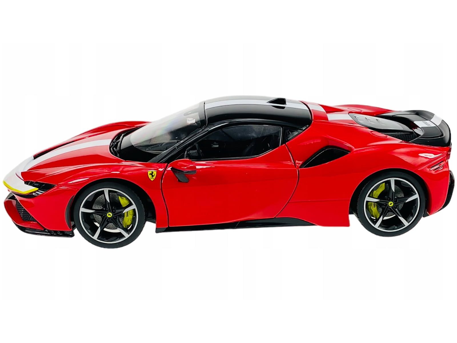 Ferrari SF90 Stradale Assetto Fiorano Red with White Stripes "Signature ...