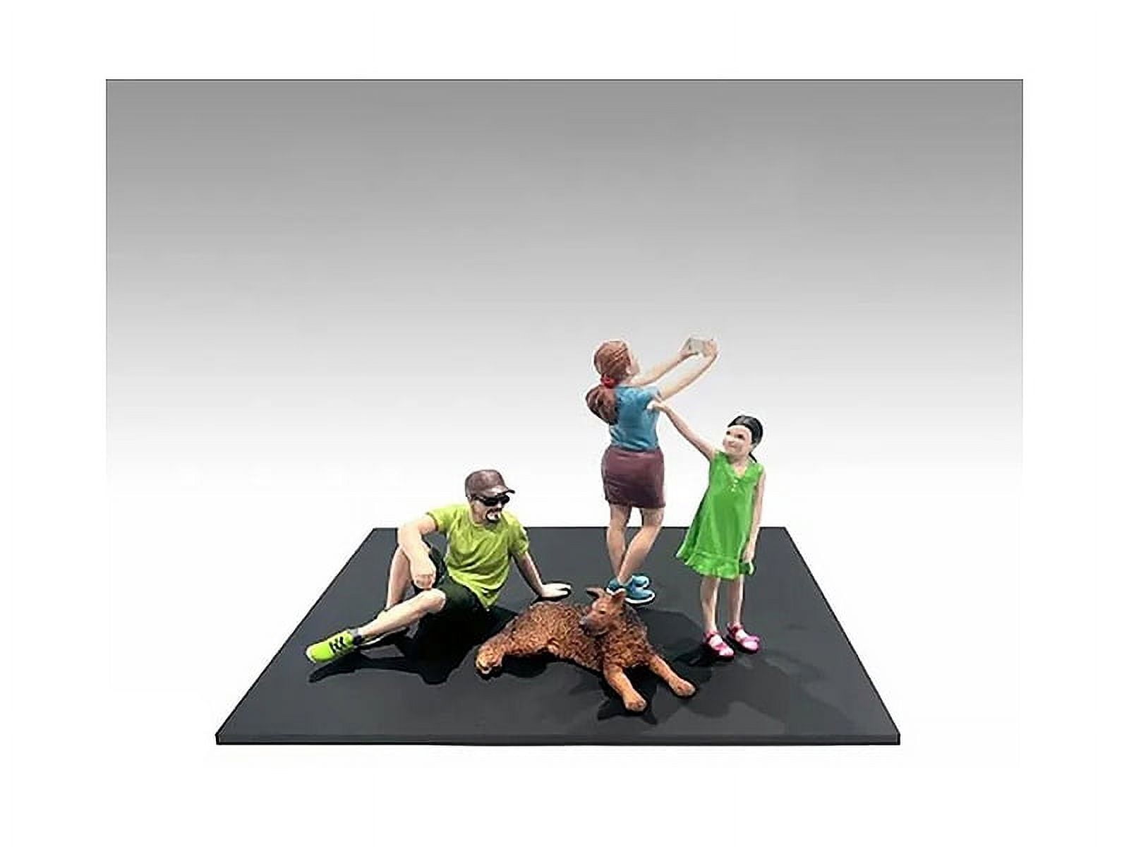 Diecast "Figure18 Series 1" 9 piece Figure Set for 1/18 Scale Models by ...