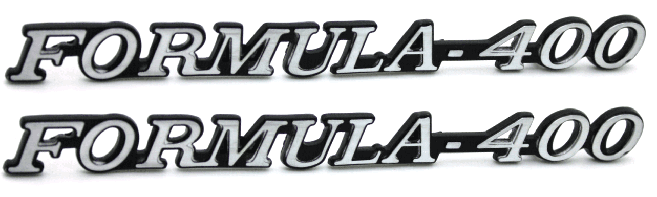 Diecast Formula 400 Front Fender Emblem Set For 1972-1975 Pontiac ...