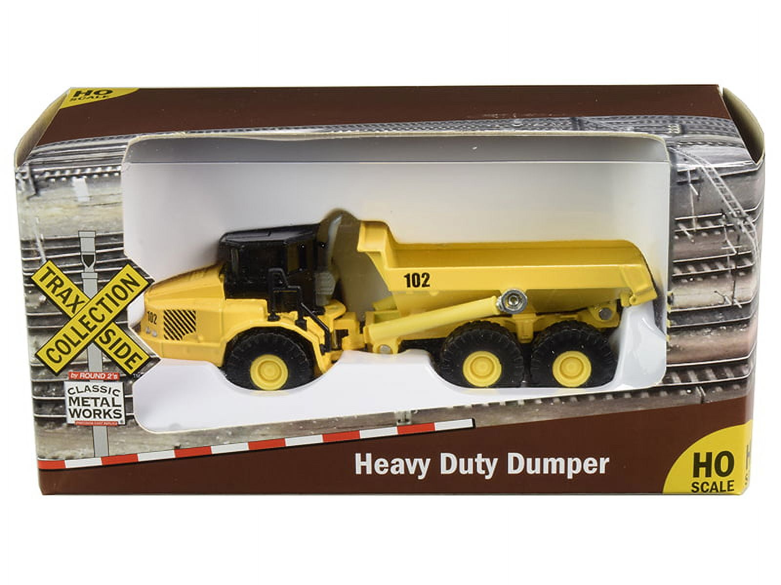 Diecast Heavy Duty Dumper Truck Yellow "TraxSide Collection" 1/87 (HO ...