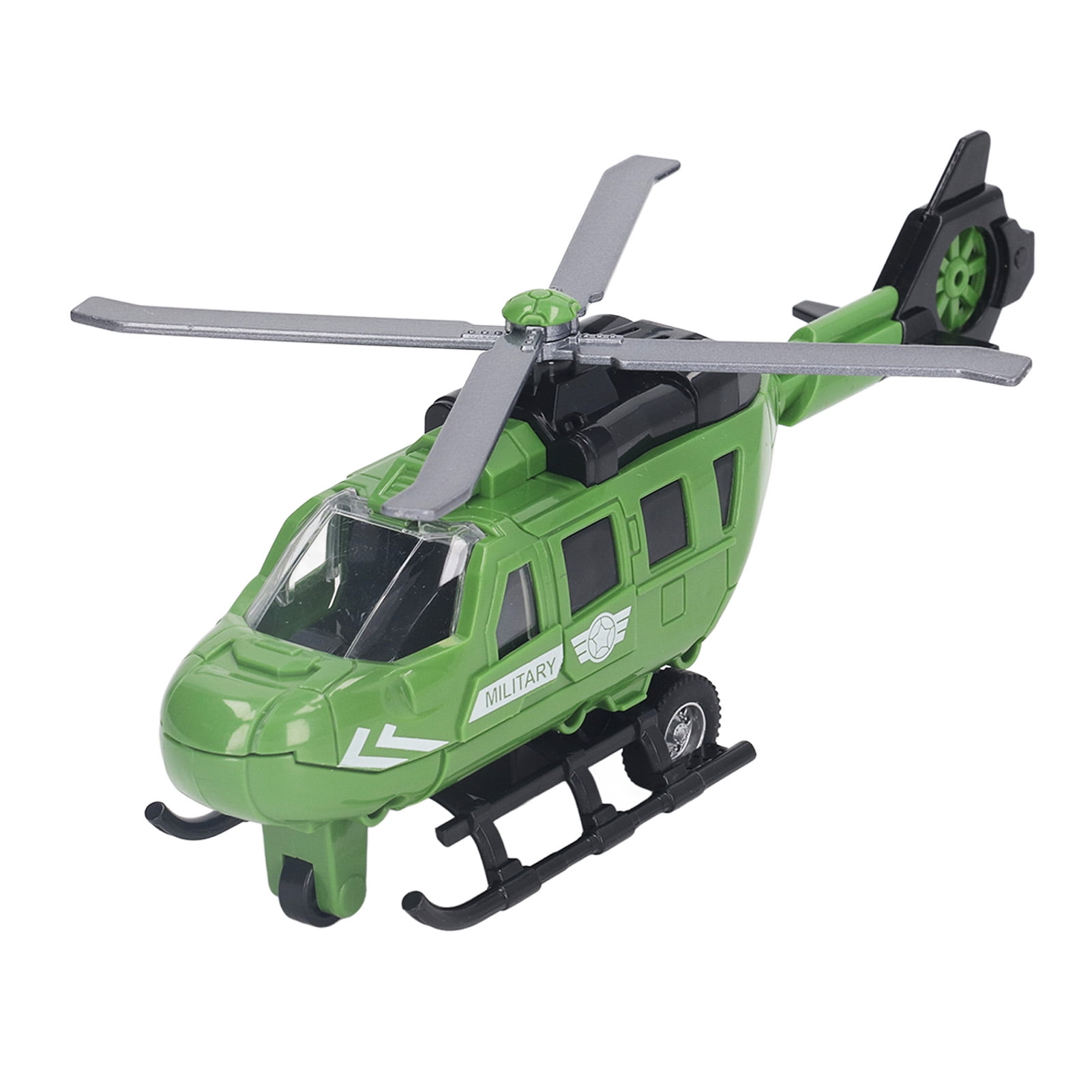 Diecast Helicopter Model Simulated Diecast Alloy Inertia Plane Airplane ...