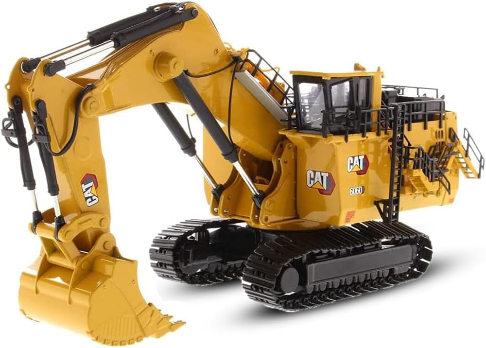 Diecast Masters 1:87 Caterpillar 6060 Hydraulic Mining Shovel Backhoe ...