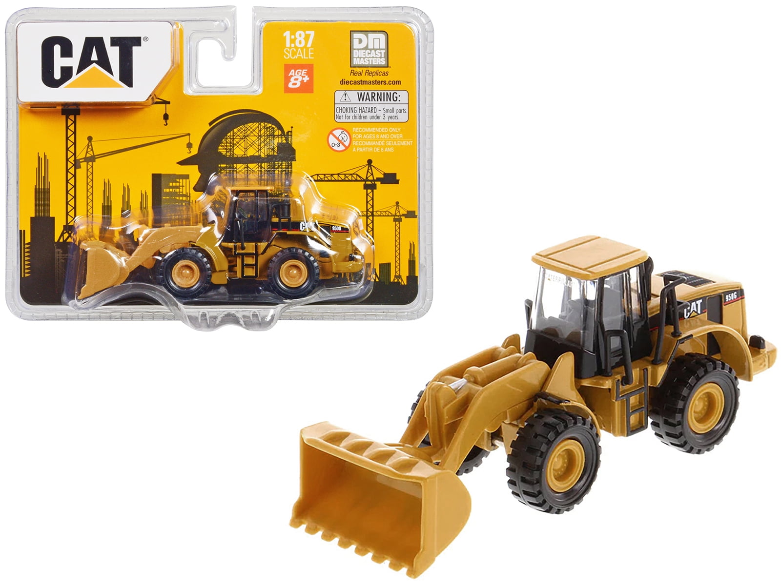 CAT Caterpillar 950G Series II Wheel Loader Yellow 1/87 (HO) Diecast Model by Diecast Masters ...