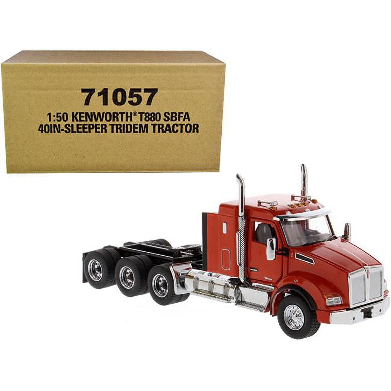 Diecast Masters 71057 Kenworth T880 SBFA 40 Sleeper Cab Tridem Truck ...