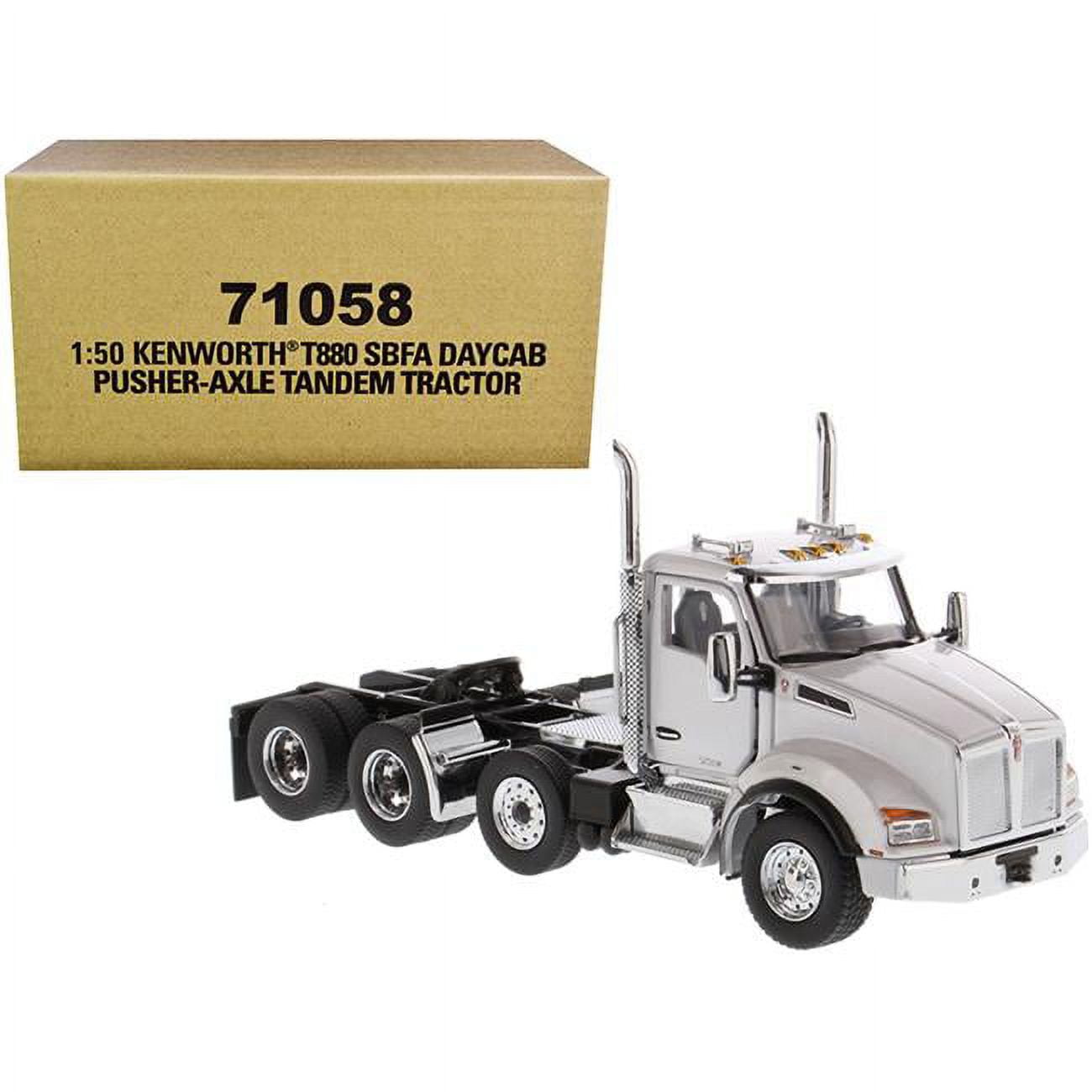 Diecast Masters 71058 Kenworth T880 SBFA Day Cab Pusher-Axle Tandem ...