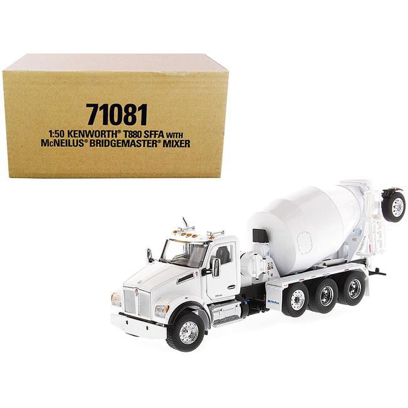 Diecast Masters SFFA Mc Neilus Bridgemaster Concrete Mixer White ...