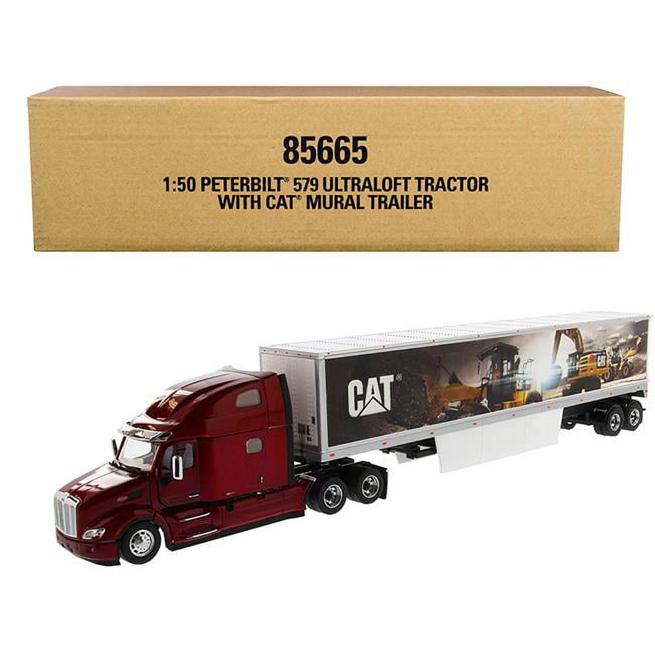Diecast Masters 85665 Peterbilt 579 UltraLoft Truck Tractor Red with ...