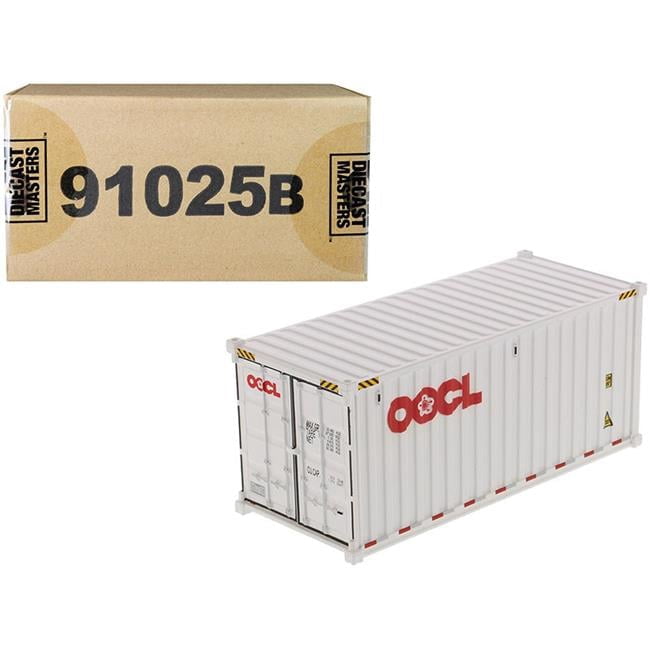 Diecast Masters 91025B 20 ft. Dry Goods Sea Container OOCL White ...