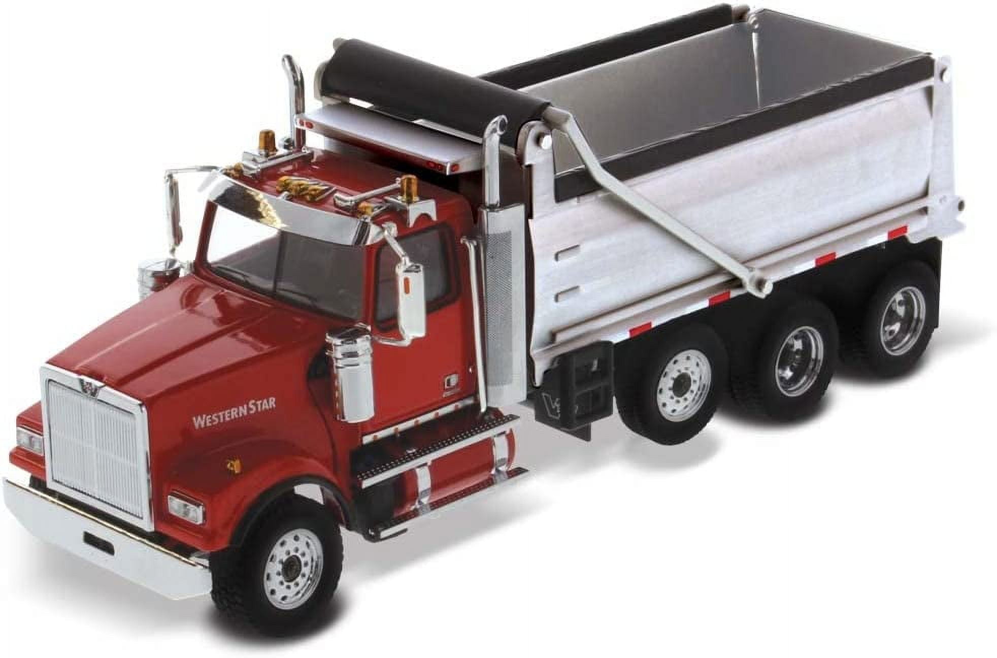 Diecast Masters Western Star 4900 SFFA with Lift Axle Silver Plated ...