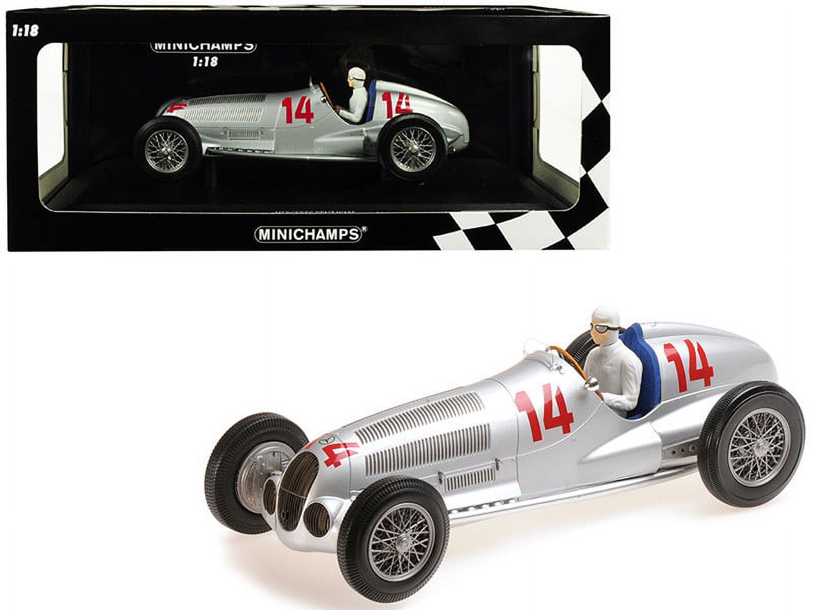 Mercedes Benz W125 (Daimler-Benz AG) #14 Manfred V. Brauchitsch 2nd ...