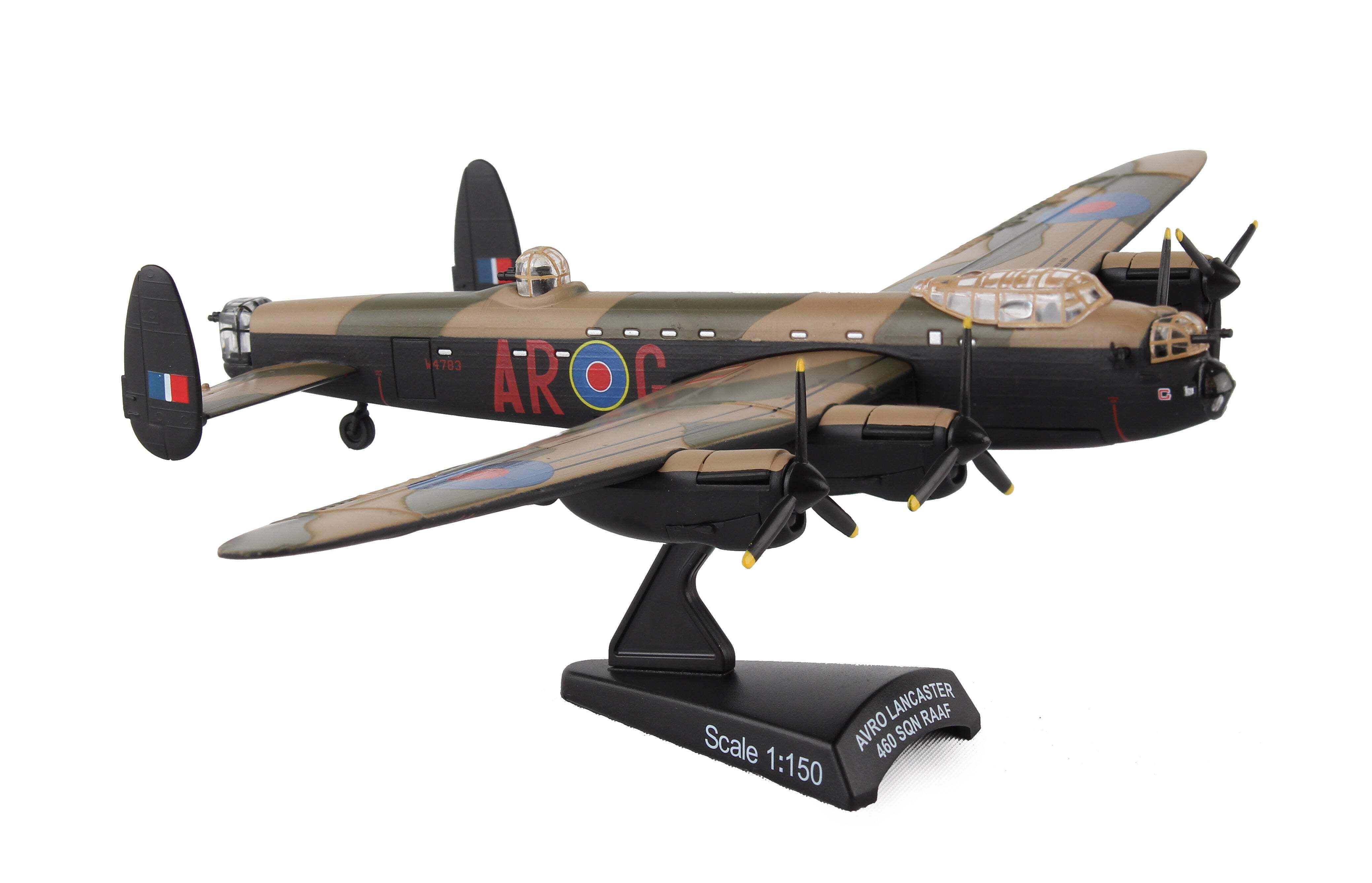 Diecast Metal Airplane w/ Stand - Raaf Avro Lancaster G For George 1/ ...