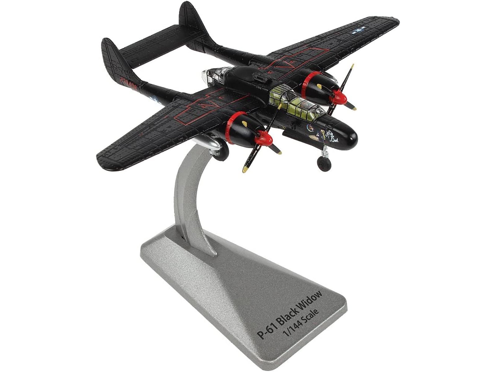 Diecast Northrop P-61B Black Widow Aircraft "Lady in the Dark" "Maj. Lee Kendall 548th NFS ...