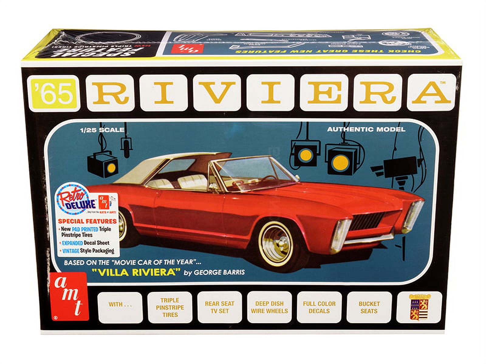 Diecast Skill 2 Model Kit 1965 Buick Riviera "Villa Riviera" by George ...